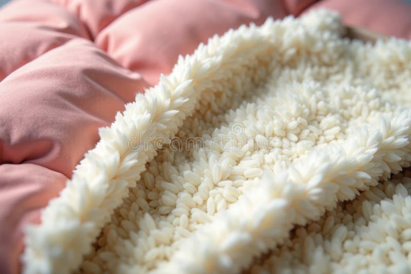 Soft, Plush Sherpa Lining; Cozy, Cuddly Sleeping Bag Texture , Snuggle ...