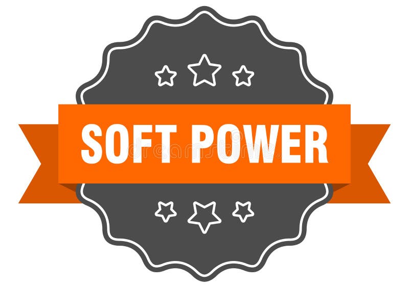 Soft Power Label. Soft Power Isolated Seal. Sticker. Sign Stock Vector ...