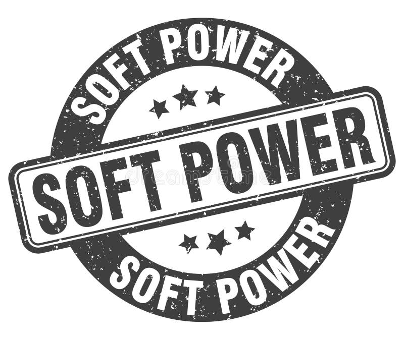 Soft Power Stamp. Soft Power Label. Round Grunge Sign Stock Vector ...