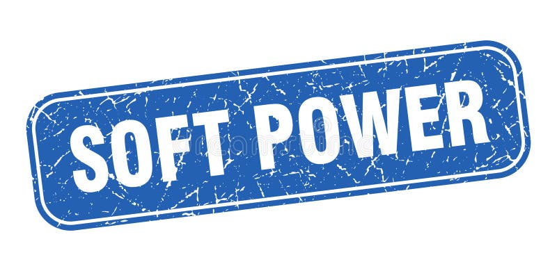Soft Power Stamp. Soft Power Square Grungy Isolated Sign Stock Vector ...