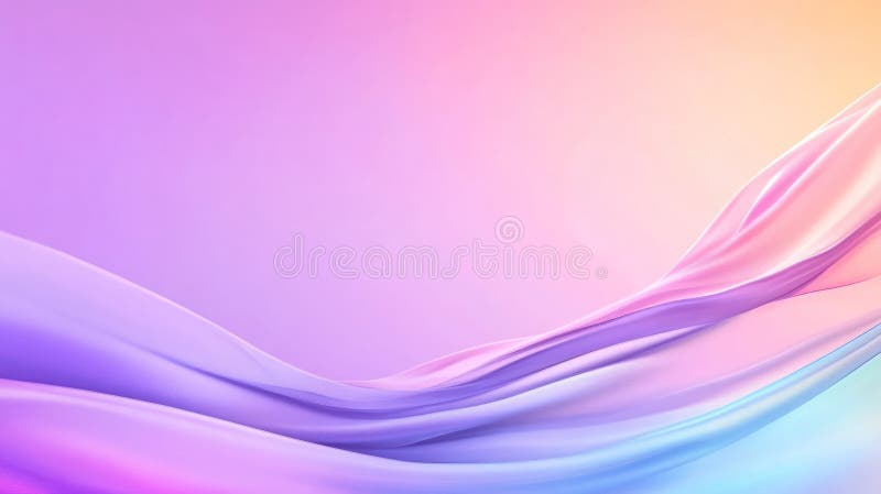 Smooth Purple Gradient Background with Soft Waves Creates Calming ...