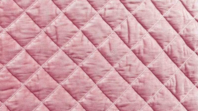 Soft Quilted Textile Features a Puffy Diamond Pattern, Perfect for ...