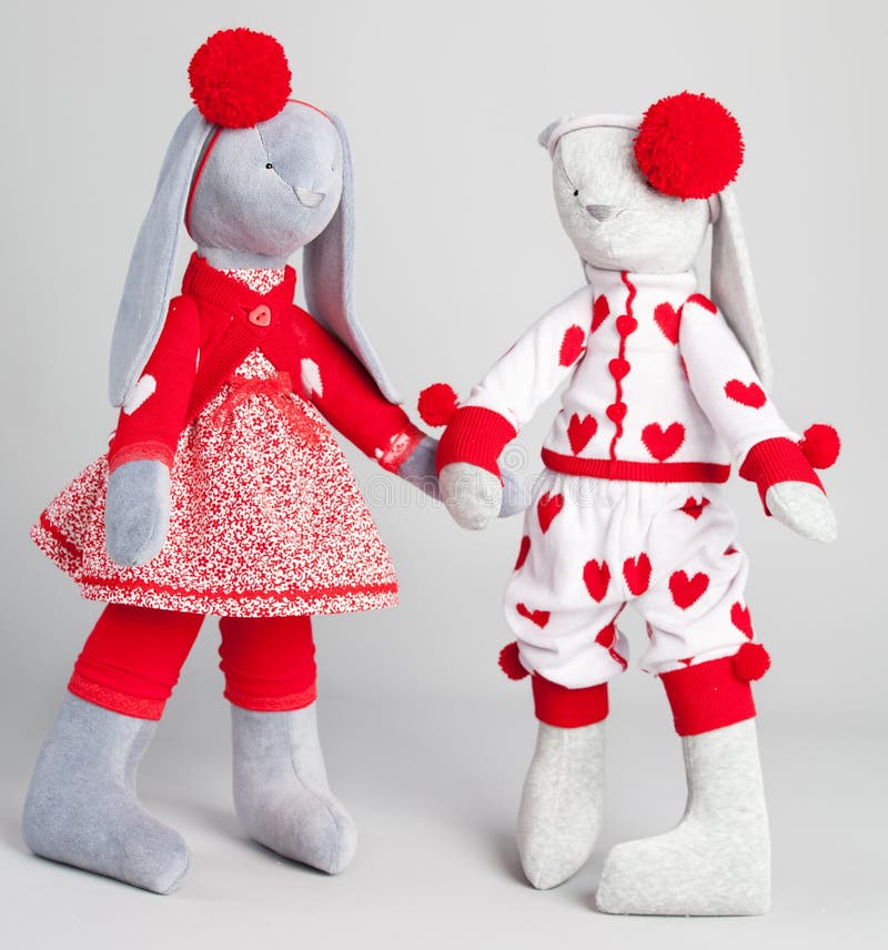 Soft toy rabbit stock image. Image of fluffy, stuffed - 25388229