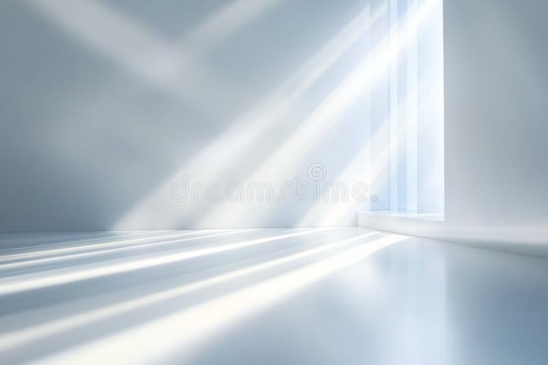 Soft Radiant Light Streaming through a Gentle Background Window Stock ...
