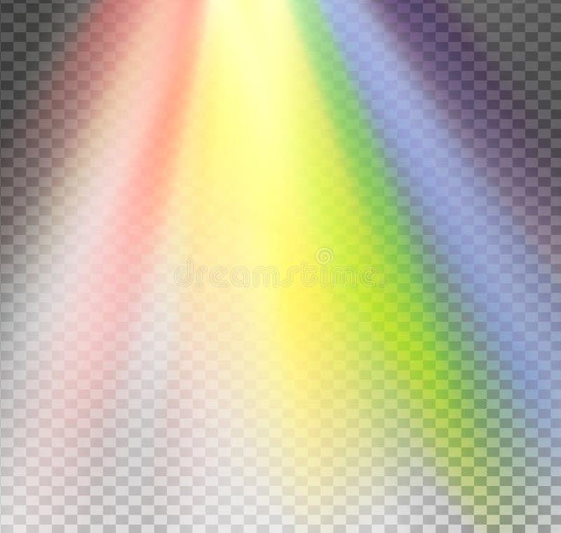 Soft Rainbow Colored Light, Stock Vector - Illustration of decoration ...