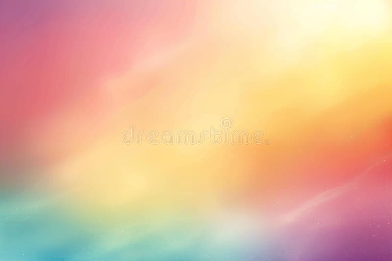 Soft Rainbow Gradient Background, Minimalistic, Simple, Blurred, Flat ...