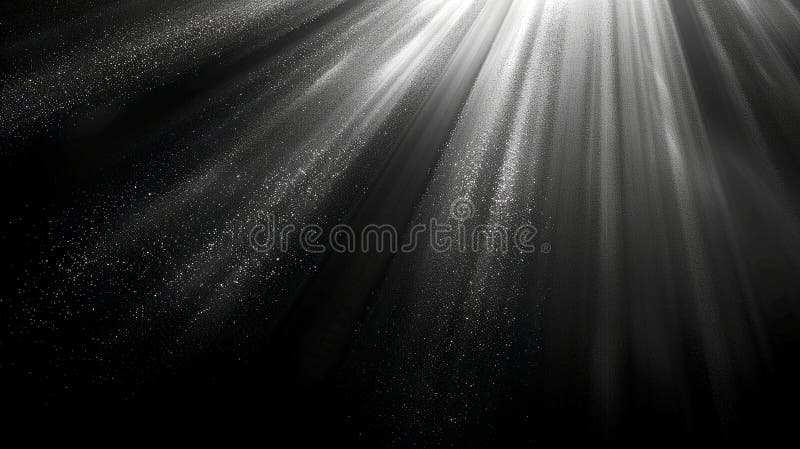 Captivating Rays of Light Breaking through Darkness in a Serene ...