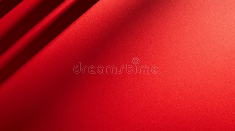 Soft Red Fabric Drapes Elegantly Across a Surface with Subtle Light and ...
