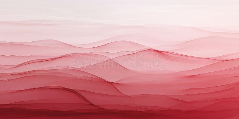 A Soft Red Gradient Background with Gentle Waves of Color Blending ...