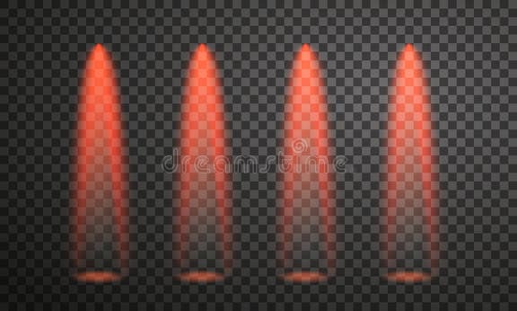 Soft Red Lights. Vector Illustration. Stock Vector - Illustration of ...