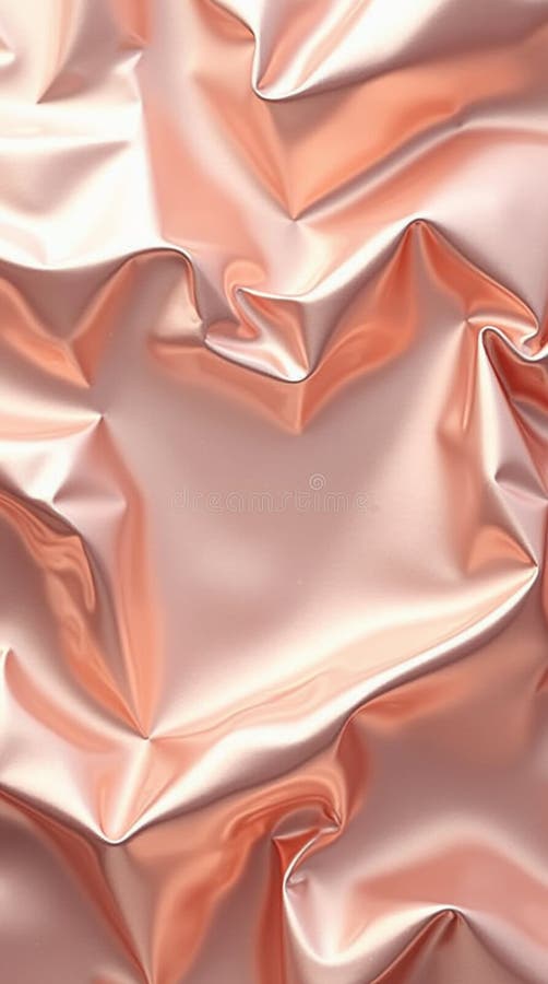 Soft, Rose-gold Fabric with a Smooth, Reflective Surface, Capturing the ...