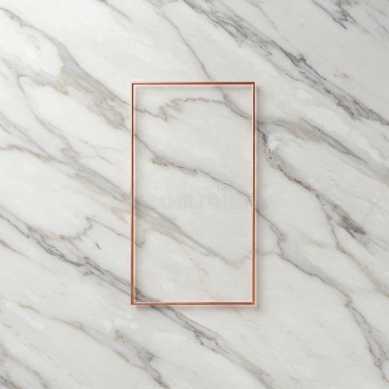 Modern Minimalist Marble Frame Stock Illustration - Illustration of ...