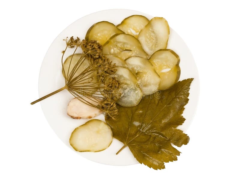 Soft-salted cucumbers stock photo. Image of glass, vegetarian - 6952422