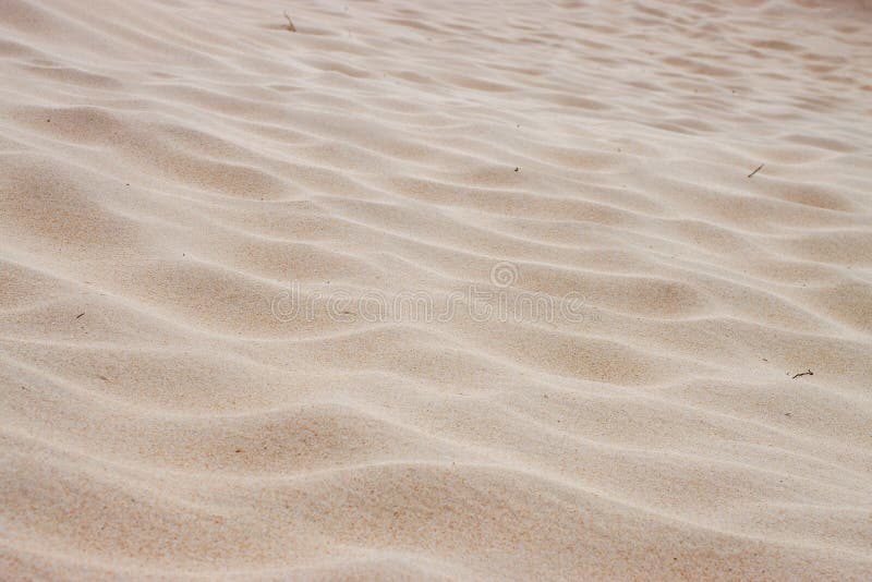Soft Sand Ripples Formed by Wind on the Beach Stock Photo - Image of ...