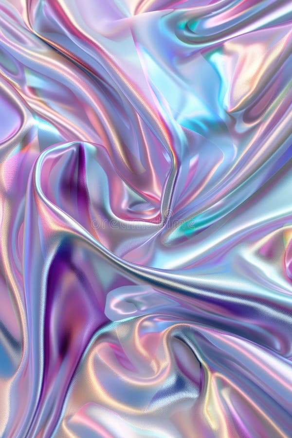 Soft Satin Fabric Waves of Pastel Color Background Design. Texture with ...