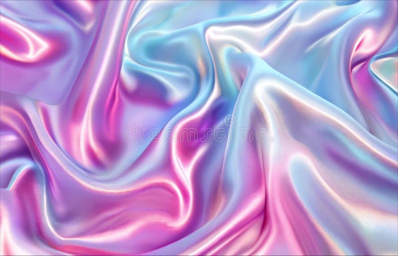 Soft Satin Fabric Waves of Pastel Color Background Design. Texture with ...