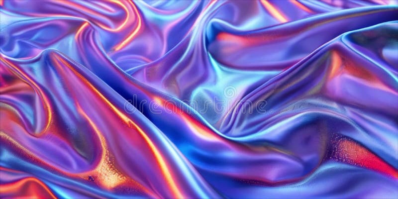 Soft Satin Fabric Waves of Pastel Color Background Design. Texture with ...