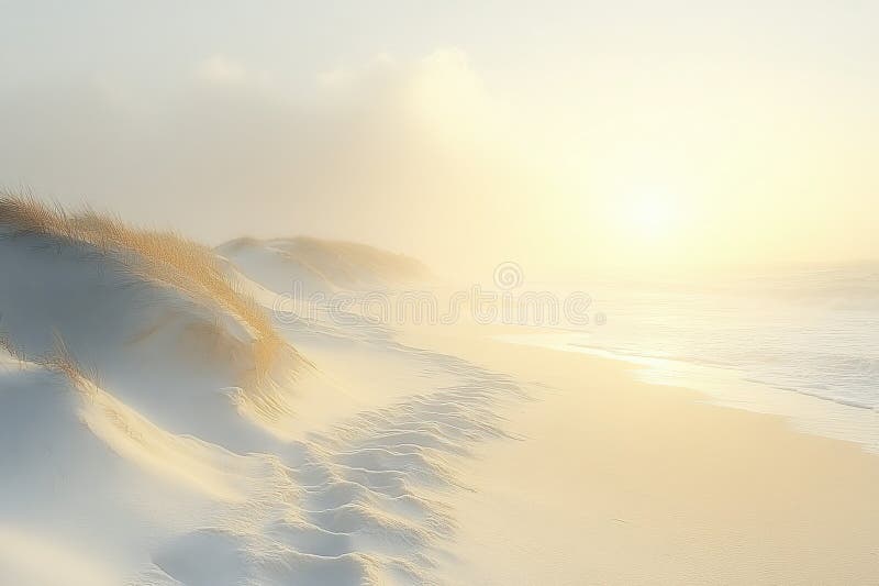 A Soft, Serene Background Mimicking the Appearance of White Sandy Beaches. Stock Photo - Image ...