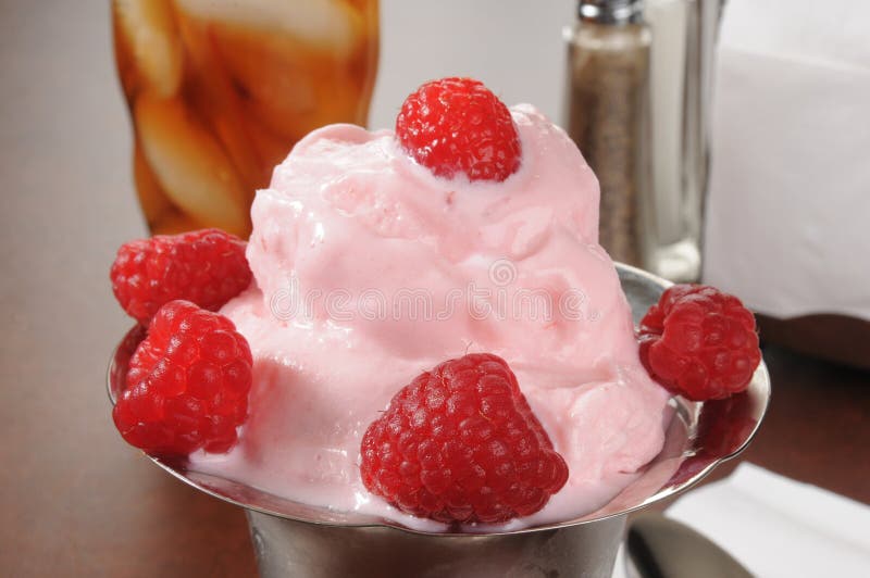 Soft serve frozen yogurt stock photo. Image of raspberry - 29740836