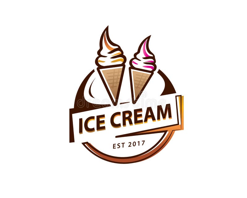 Soft Serve Ice Cream Logo Stock Illustrations – 948 Soft Serve Ice ...