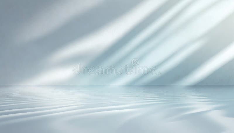 Soft Shadows Cast on a Minimalistic White Wall with Light Waves ...
