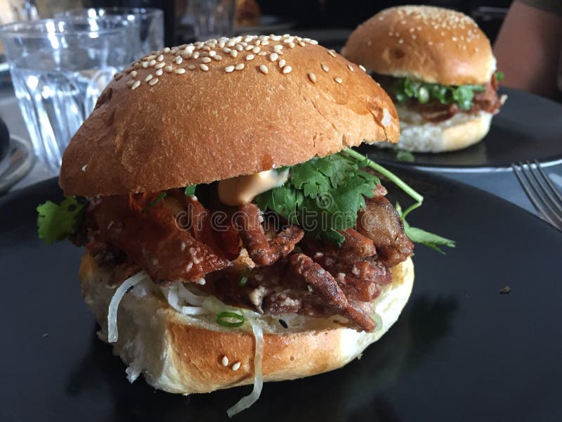 Soft Shell Crab Burger in Melbourne Editorial Photo - Image of crab ...
