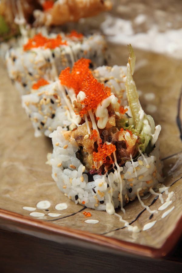 Soft Shell Crab Sushi stock photo. Image of asian, traditional - 21382974