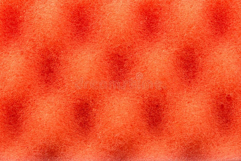 Sponge for Washing Dishes Red Closeup Texture Stock Image - Image of ...