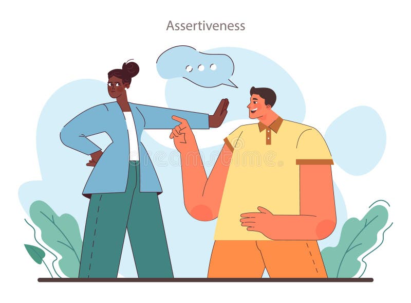 Soft Skill Development. Character with Communication Skill Stock Vector ...