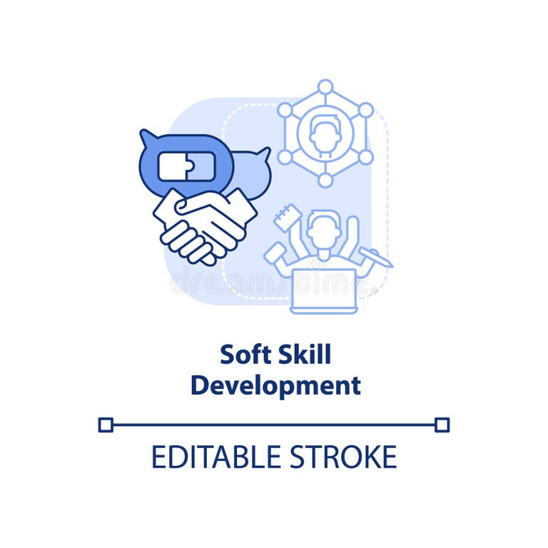 Soft Skill Icon Blue Stock Illustrations 225 Soft Skill Icon Blue Stock Illustrations Vectors