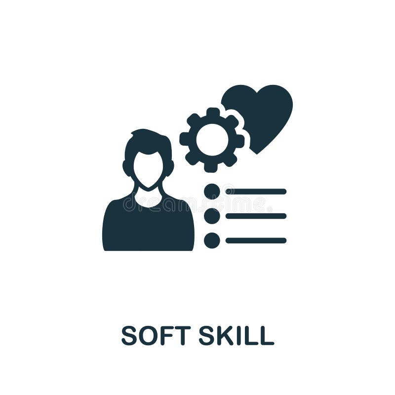 Soft Skill Icon. Monochrome Simple Element from Soft Skill Collection. Creative Soft Skill Icon ...
