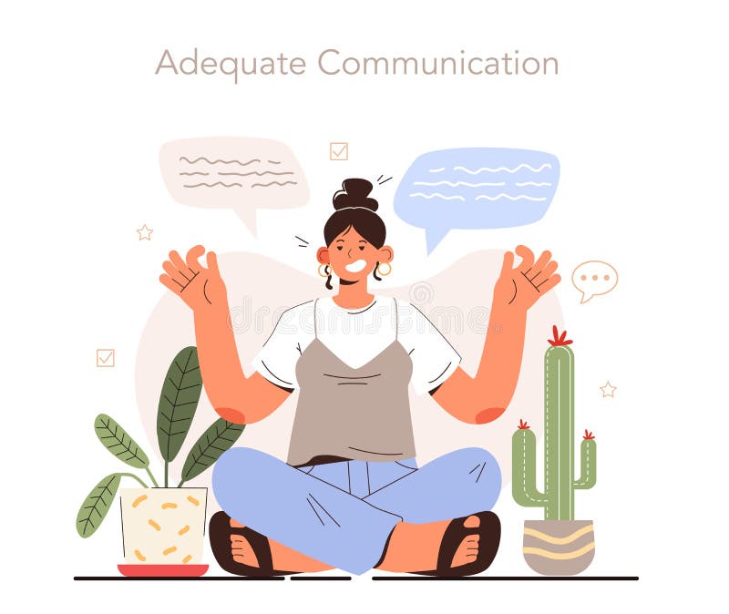 Soft Skills Concept. Employee with a Competent Formulation and Adequate ...