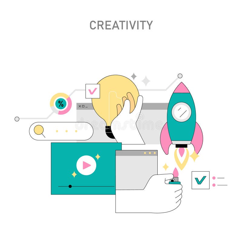 Soft Skills Flat Vector Illustration. Stock Vector - Illustration of ...