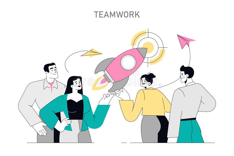 Soft Skills Flat Vector Illustration. Stock Vector - Illustration of ...