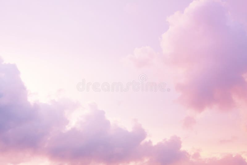 Soft Sky Background at Dawn Stock Image - Image of bright, colorful ...