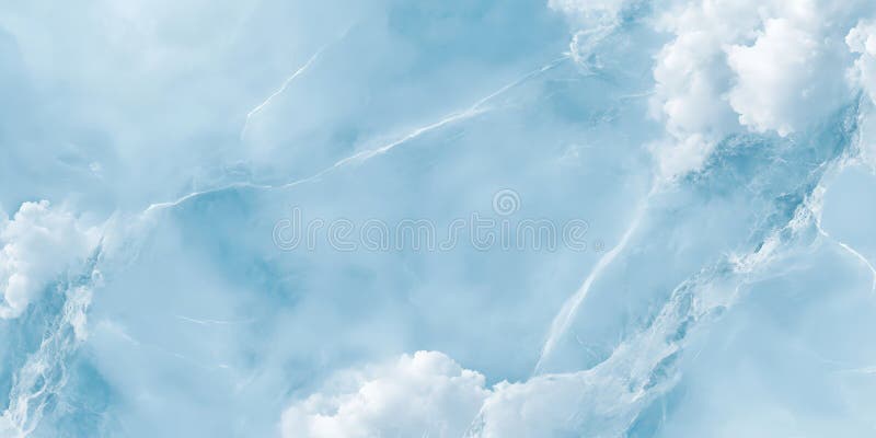 Soft Sky-blue Marble Background with Subtle White Cloud-like Veining, Airy and Fresh. Stock ...