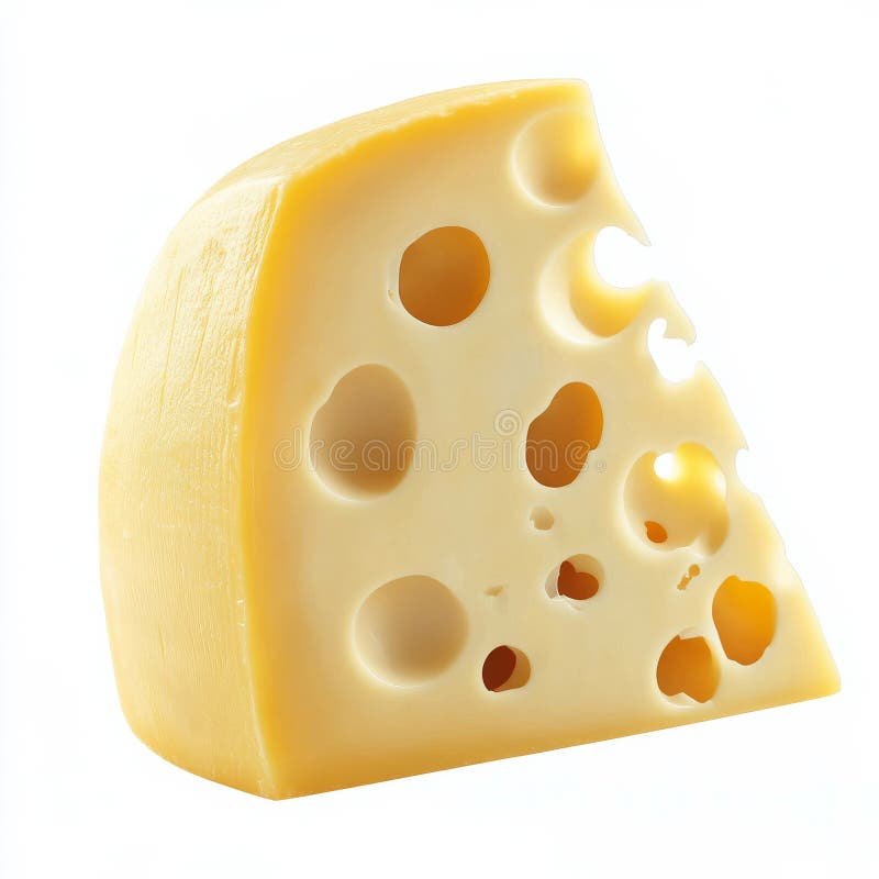 A Soft Slice of Monterey Jack Cheese with Visible Smooth Edges ...