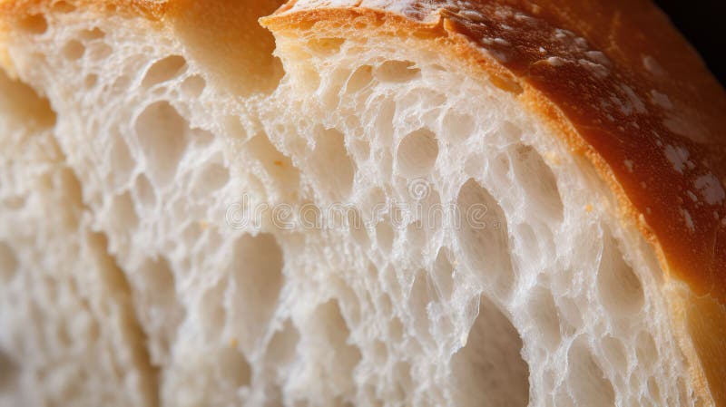 Soft sliced white bread stock illustration. Illustration of surface ...