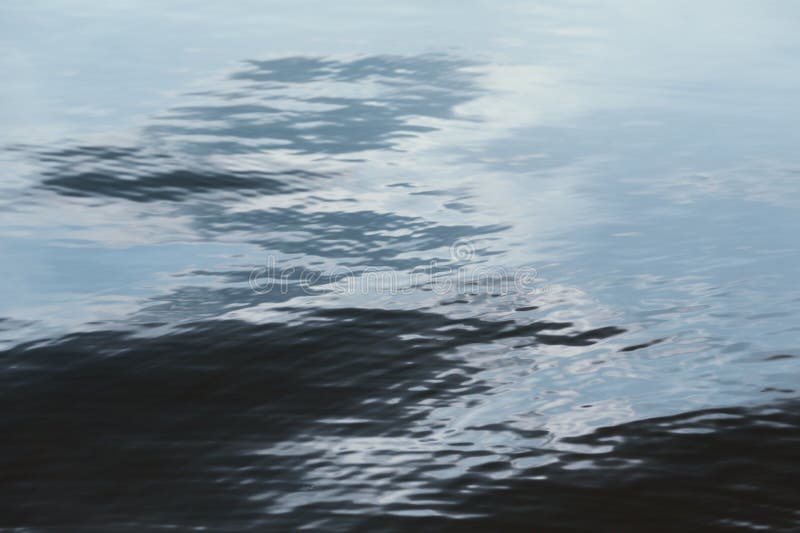 Soft and Smooth Water Wave Ripple. Stock Image - Image of blue, marine ...