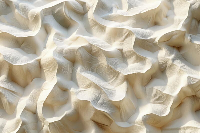 Soft Smooth White Sand Texture, Top View, Seamless Pattern, Ultra ...