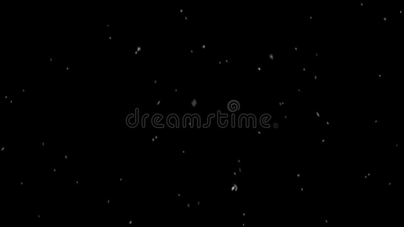 Soft Snow Fall Loop - Medium Shot Pre-render Stock Footage - Video of ...