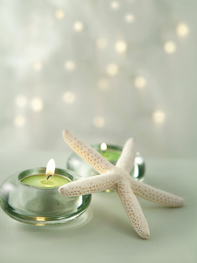 Soft Spa Scene with Gentle Lights Stock Image - Image of copy, gentle ...