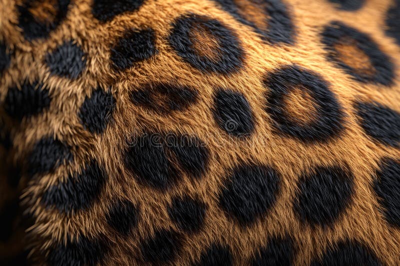 Soft, Spotted Leopard Fur Creates a Captivating Display of Natural ...
