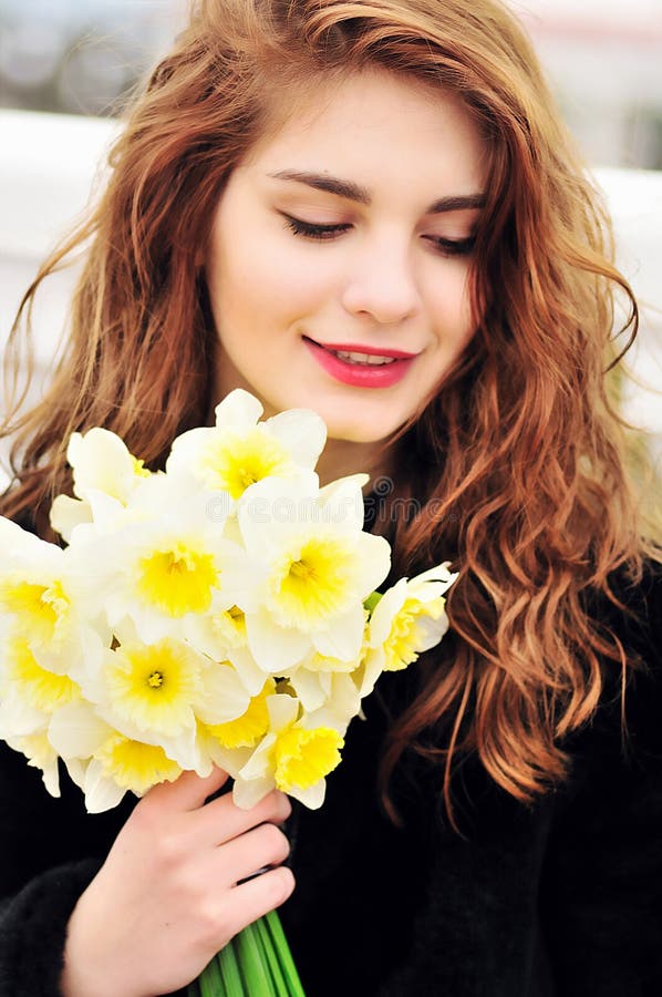 Spring woman stock photo. Image of happy, outdoor, girl - 22525216