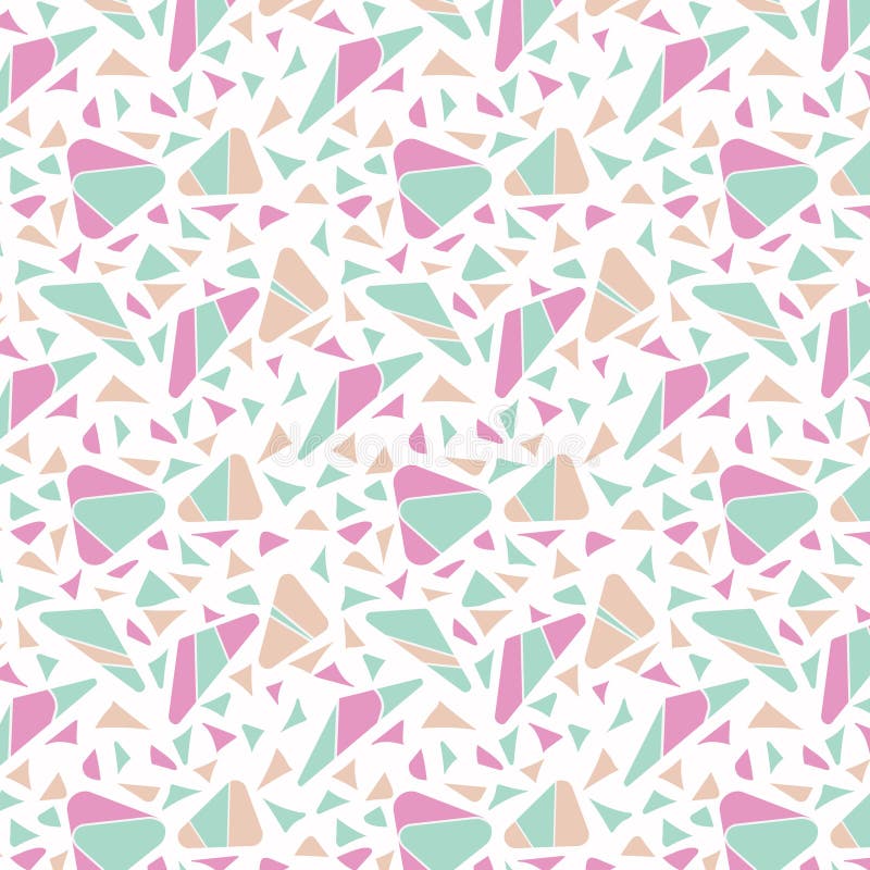 Soft Spring Triangle Pattern for Backgrounds Etc. Stock Vector ...