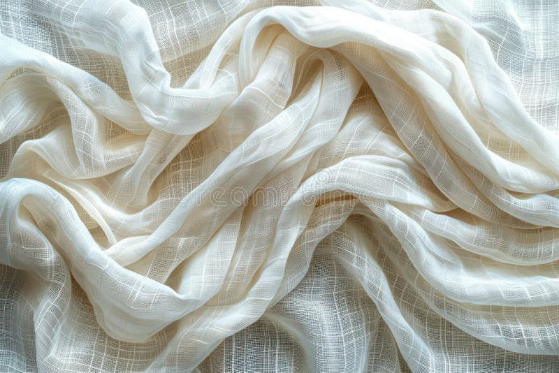 Soft and Subtle: Gray and White Natural Cotton Linen Textile Texture ...