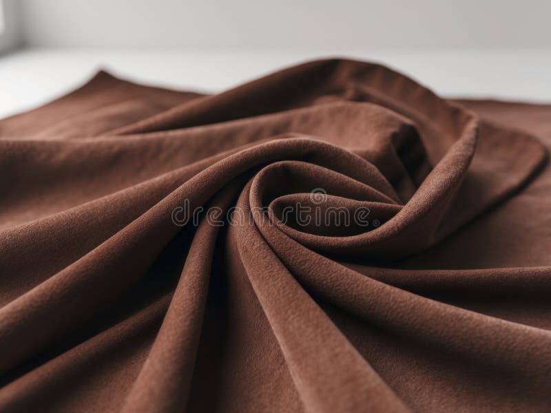 Soft Suede Texture in Rich Chocolate Brown. Stock Image - Image of ...