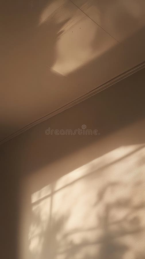 Gentle Sunlight Casting Soft Shadows Wall Ceiling Stock Photos - Free ...