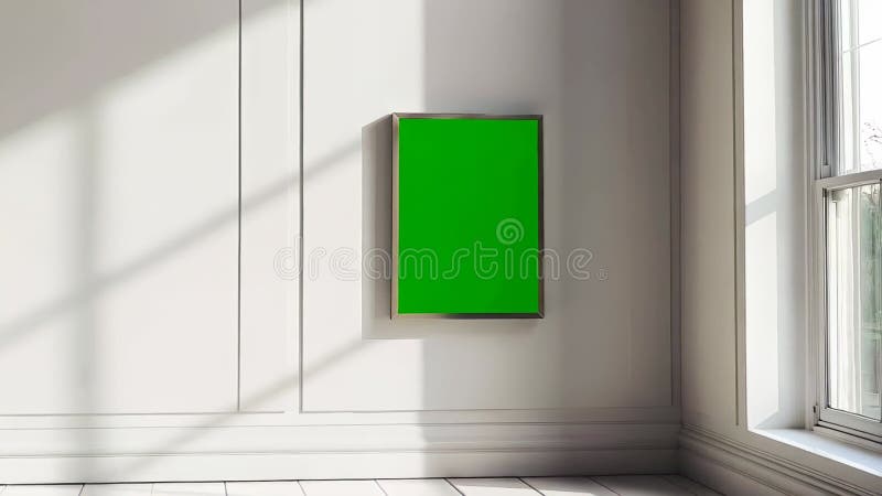 Sunlight Gradually Moving Across Pristine White Interior, Softly ...