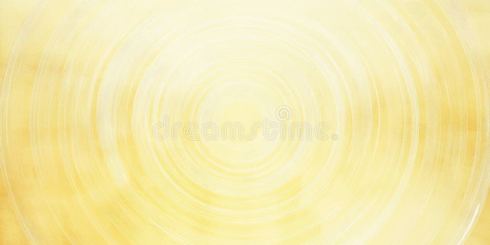 A Soft Sunshine Yellow Abstract Background Featuring Concentric Circles ...